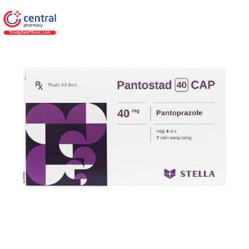 Thuốc Pantostad 40 Cap (Pantoprazol 40mg): tác dụng, liều dùng