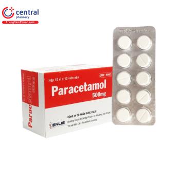 Thuốc Paracetamol 500mg Enlie: Hạ sốt, giảm đau từ nhẹ đến trung bình
