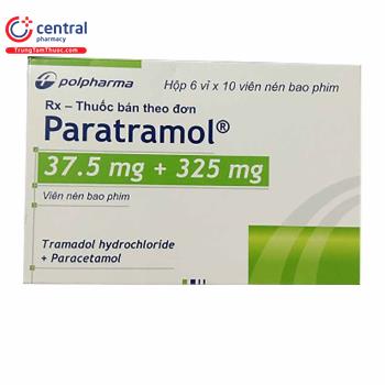 Thuốc Paratramol 37,5mg+325mg - Thuốc giảm đau từ vừa đến nặng