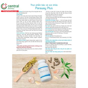 Thuốc Paraway Plus tăng đào thải chất cặn bã đường ruột, nhuận tràng