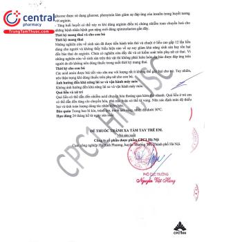 Thuốc Pargine điều trị duy trì tăng amoniac máu, rối loạn khó tiêu