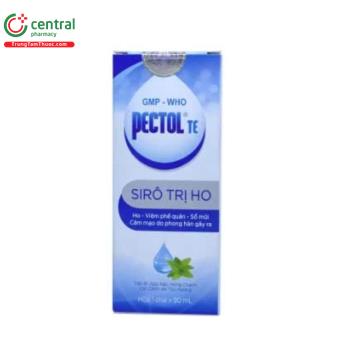 Thuốc Pectol TE - Siro trị ho, viêm phế quản, cảm mạo phong hàn
