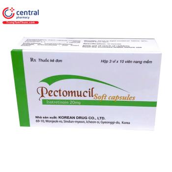 [CHÍNH HÃNG] Pectomucil Soft Capsule - Giải pháp trị mụn trứng cá