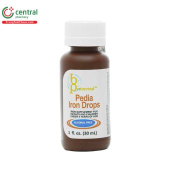 Thuốc Pedia Iron Drops - Bổ máu, ngừa thiếu máu do thiếu sắt cho trẻ