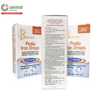 Thuốc Pedia Iron Drops - Bổ máu, ngừa thiếu máu do thiếu sắt cho trẻ