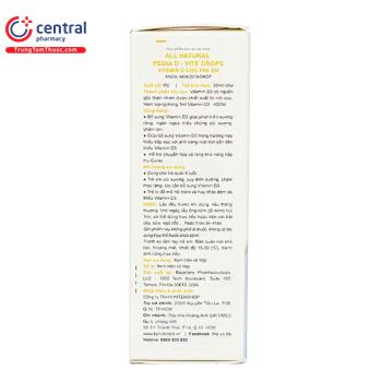 Thuốc Pedia D Vite Drops: liều dùng, cách dùng, giá bán