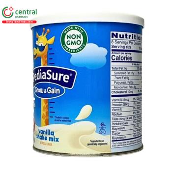 Sữa Pediasure Grow and Gain hương vani bổ sung dinh dưỡng cho bé
