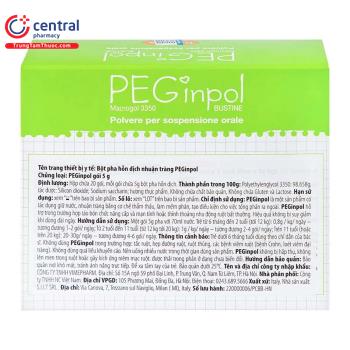 [CHÍNH HÃNG] PEGinpol gói 5g - Bột nhuận tràng, thông táo bón