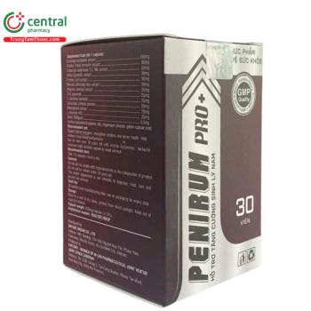 Thuốc Penirum Pro+ tăng cường sinh lý nam, giảm rối loạn cương dương
