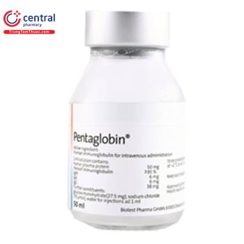 Thuốc Pentaglobin 50ml: điều trị nhiễm trùng nặng, hỗ trợ miễn dịch