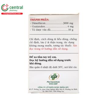 Thuốc Pepsia dạng gel làm giảm đầy hơi, ợ chua, ợ nóng