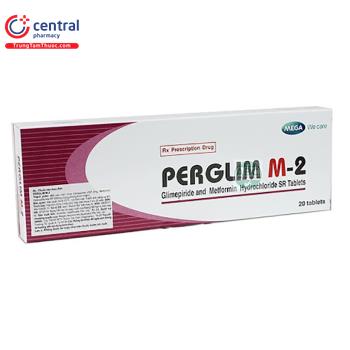 Thuốc Perglim M-2 - Thuốc điều trị bệnh tiểu đường typ 2