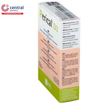 Thuốc Perical D3 bổ sung Calci và D3 cho cơ thể, giúp xương chắc khỏe