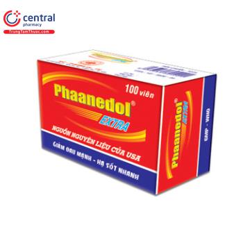 [CHÍNH HÃNG] Thuốc Phaanedol Extra: Tác dụng - Liều dùng và Giá bán