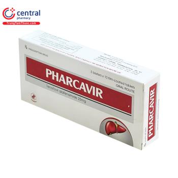 [CHÍNH HÃNG] Thuốc Pharcavir 25mg - điều trị viêm gan B mạn tính