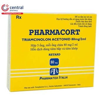 [CHÍNH HÃNG] Thuốc tiêm sẹo lồi Pharmacort 80mg/2ml