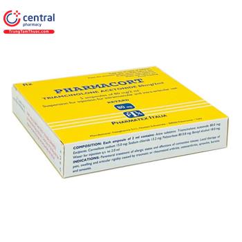 [CHÍNH HÃNG] Thuốc tiêm sẹo lồi Pharmacort 80mg/2ml