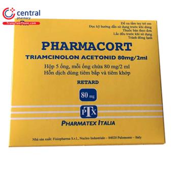 [CHÍNH HÃNG] Thuốc tiêm sẹo lồi Pharmacort 80mg/2ml