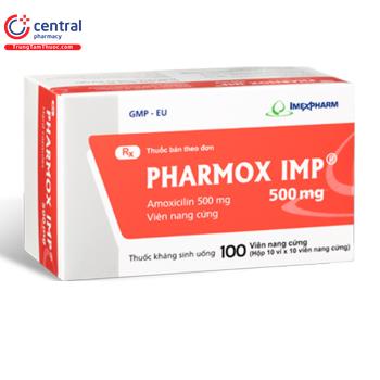 [CHÍNH HÃNG] Thuốc Pharmox IMP 500mg Imexpharm chứa Amoxicillin trị ...