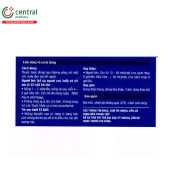 Thuốc Phazandol 500mg: Giảm đau - hạ sốt nhanh chóng, hiệu quả