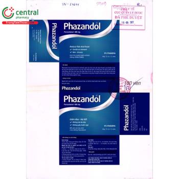 Thuốc Phazandol 500mg: Giảm đau - hạ sốt nhanh chóng, hiệu quả