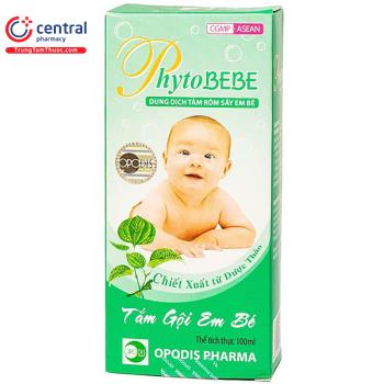 Sữa tắm Phytobebe 100ml - Dung dịch sữa tắm gội dùng cho em bé