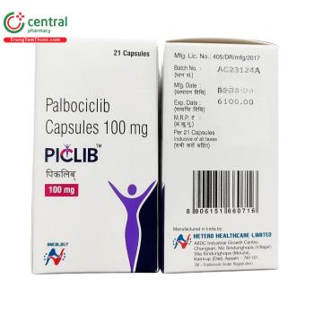 Thuốc PICLIB 100mg - Điều trị ung thư vú tại chỗ tiến triển hoặc di căn