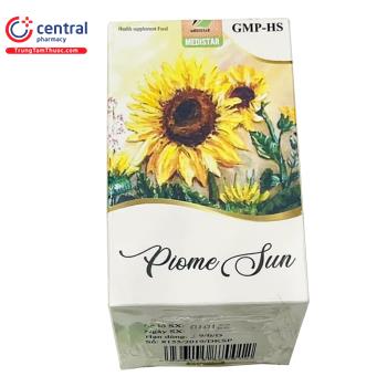 Viên uống chống nắng Piome Sun hỗ trợ bảo vệ và làm trắng mịn da