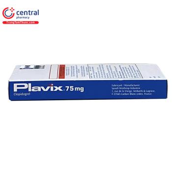 Thuốc Plavix 75mg dự phòng biến cố huyết khối do xơ vữa động mạch