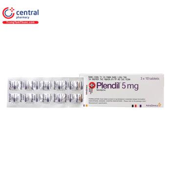 [CHÍNH HÃNG] Thuốc Plendil 5mg điều trị tăng huyết áp