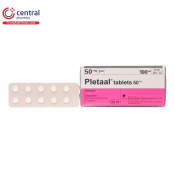 [CHÍNH HÃNG] Thuốc Pletaal Tablets 50mg - điều trị thiếu máu cục bộ