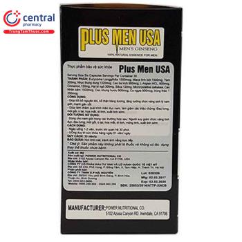 [CHÍNH HÃNG] Thuốc Plus Men USA tăng cường thể lực, sinh lý phái mạnh