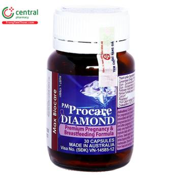 Thuốc bổ bầu PM Procare Diamond uống khi nào? cần uống thêm sắt, canxi ...