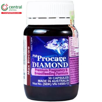 Thuốc bổ bầu PM Procare Diamond uống khi nào? cần uống thêm sắt, canxi ...