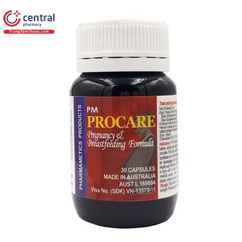 Thuốc PM Procare bổ sung dinh dưỡng thiết yếu: chỉ định, cách dùng