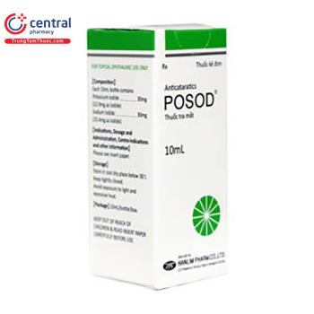 Thuốc Posod 10 ml: Cách dùng – liều dùng, lưu ý khi sử dụng