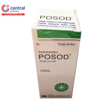 Thuốc Posod 10 ml: Cách dùng – liều dùng, lưu ý khi sử dụng