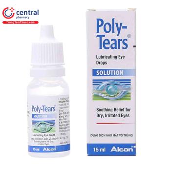 Thuốc Poly Tears 15ml - Giải pháp cho tình trạng khô mắt, mỏi mắt