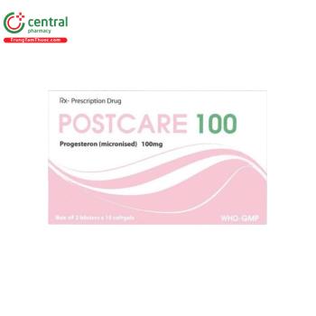Thuốc Postcare 100 - Điều trị mãn kinh, vô kinh, sẩy thai liên tiếp
