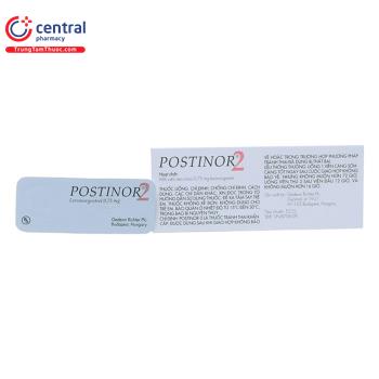 Thuốc tránh thai khẩn cấp Postinor 2: Cách dùng – liều dùng