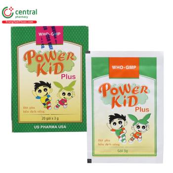 Thuốc bột Power Kid Plus với hương vị thơm ngon, giúp trẻ khỏe mạnh