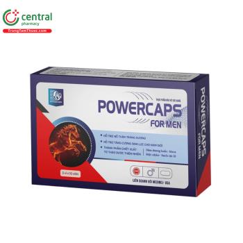 Thuốc Powercaps For Men bổ thận, tráng dương, tăng cường sinh lý nam