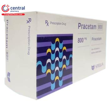 [CHÍNH HÃNG] Thuốc Pracetam 800 Stella trị chứng giật rung cơ