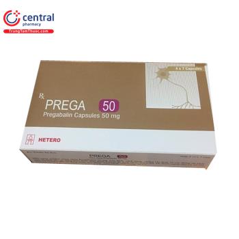 [CHÍNH HÃNG] Thuốc Prega 50mg - điều trị đau dây thần kinh