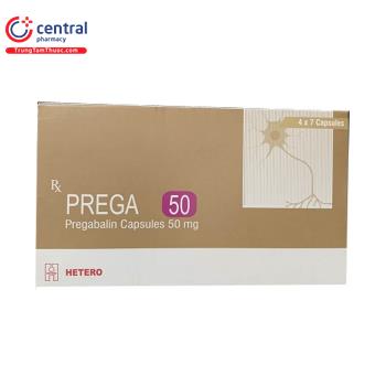 [CHÍNH HÃNG] Thuốc Prega 50mg - điều trị đau dây thần kinh