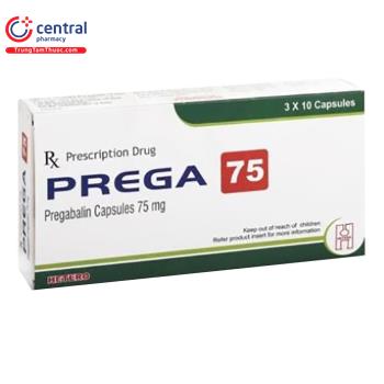Thuốc Prega 75 điều trị đau dây thần kinh trung ương và ngoại vi