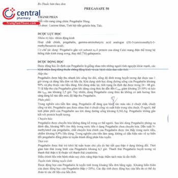 Thuốc Pregasafe 50mg đánh tan cơn đau thần kinh do động kinh