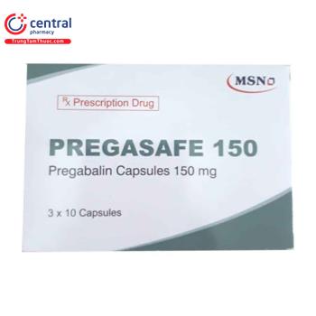 Thuốc Pregasafe 150 (Pregabalin 150mg) - điều trị đau dây thần kinh