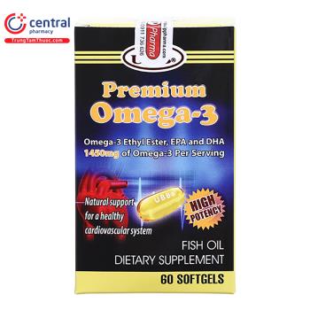 [CHÍNH HÃNG] Thuốc Premium Omega-3 UBB bảo vệ tim mạch, não bộ và mắt