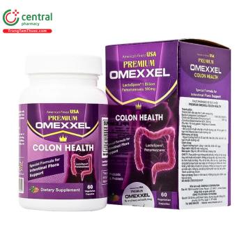 Premium Omexxel Colon Health bổ sung lợi khuẩn và hỗ trợ tiêu hóa